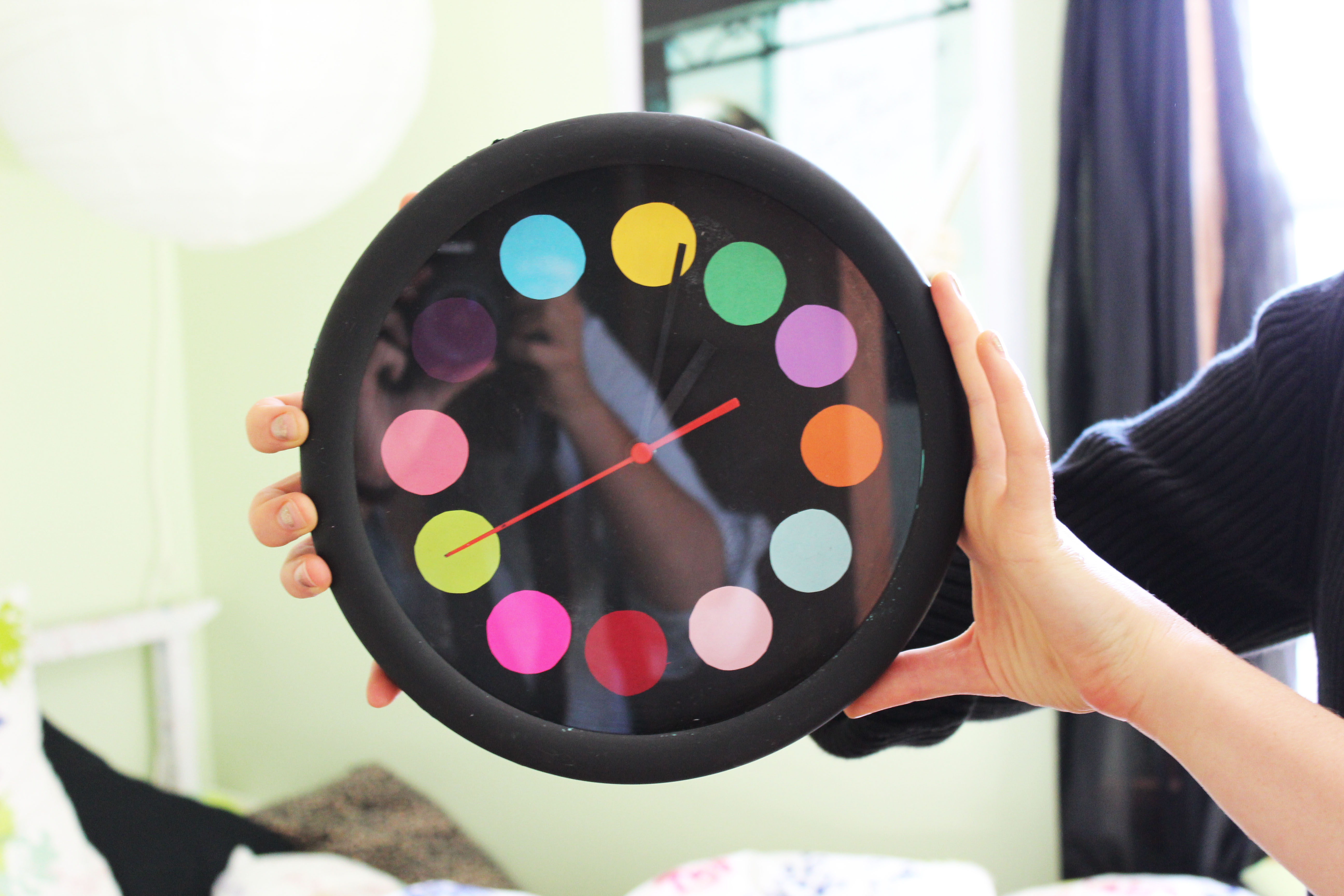 Duplicating Danish design: The colour palette clock | Hilary Makes